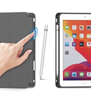 Hepix iPad Pro 11 inch Case 2022/2021/2020/2018 Purple Butterfly, Case for iPad Pro 11 4th/3rd/2nd/1st Gen with Pencil Holder, Trifold iPad Pro 11 Cover, Wireless Charging, Butterflies Space