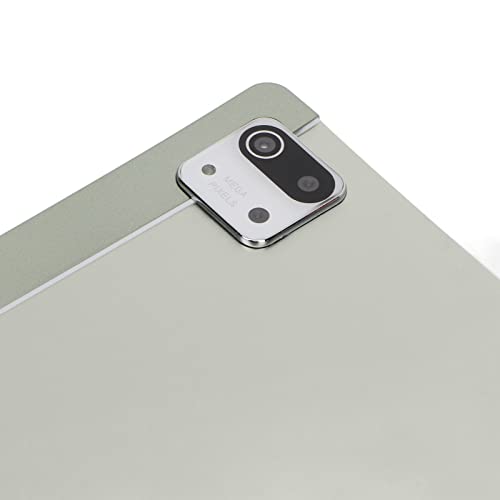 10.1 Inch Tablet, 1920x1200 IPS Dual SIM Dual Standby 100‑240V Green Tablet for Reading (US Plug)