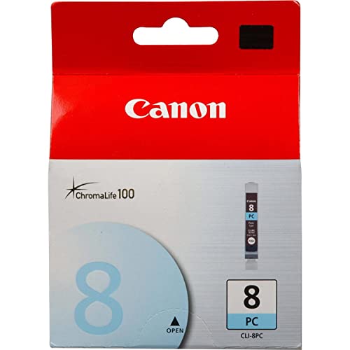 Canon 2 Pack CLI-8PC Photo Cyan Ink Cartridge for Select PIXMA IP, MP, Pro Series Printers
