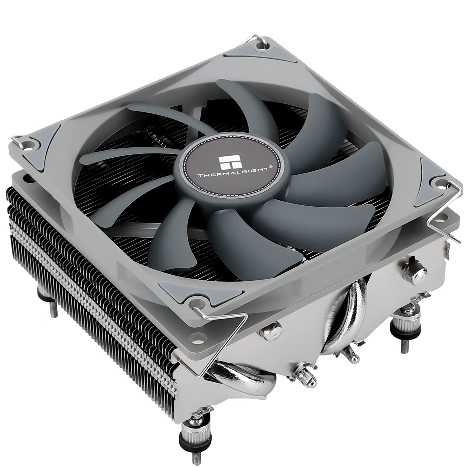 Thermalright AXP-90 X53 Low Profile CPU Air Cooler with Quite 90mm TL-9015 PWM Fan, 4 Heat Pipes, 53mm Height, for AMD AM4/Intel LGA 1150/1151/1155/1156/1200 (AXP-90 X53)