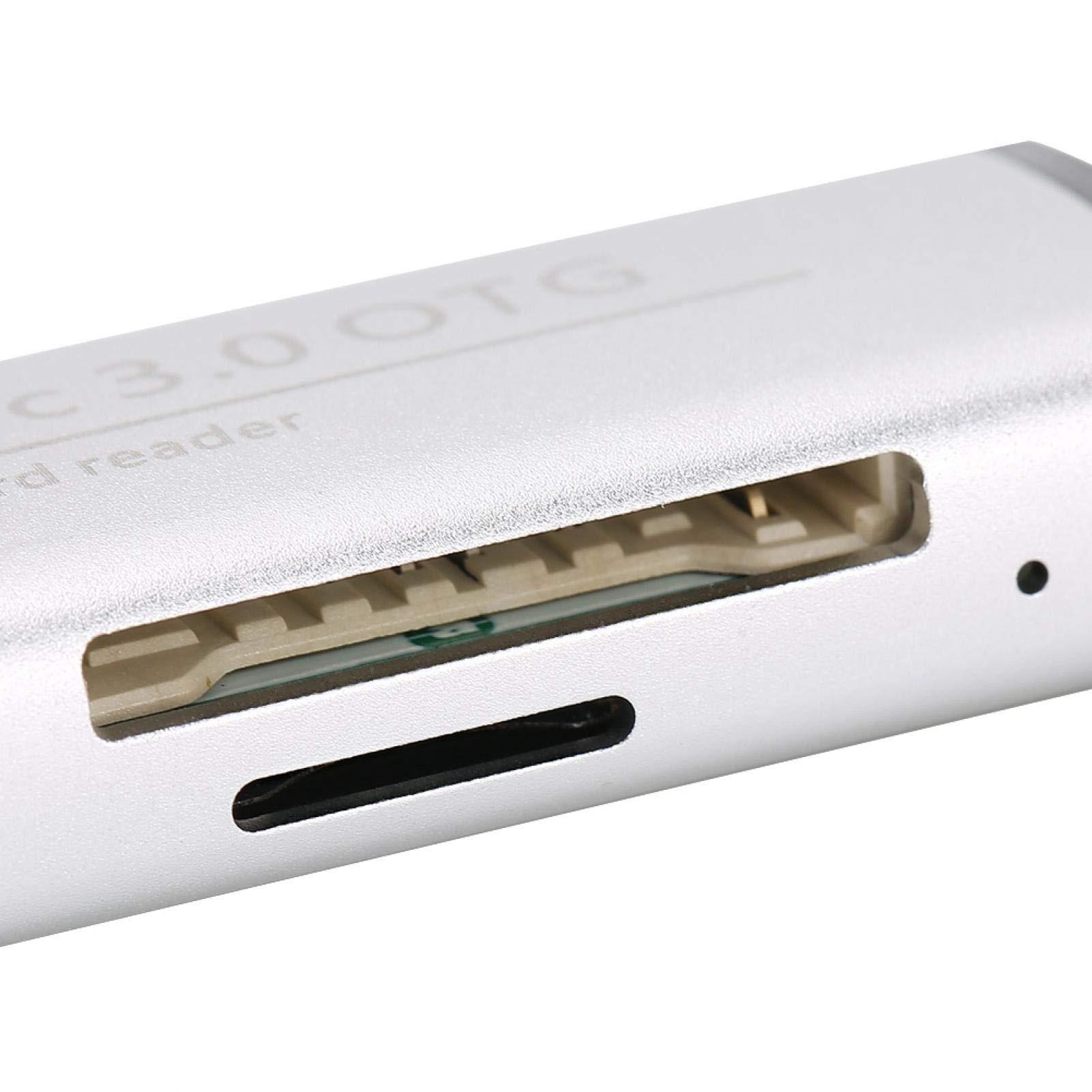 Push‑Type Designed USB3.0 Hub, 3 in 1 Hub, for Os X/Linux System OTG Memory Card Adapter