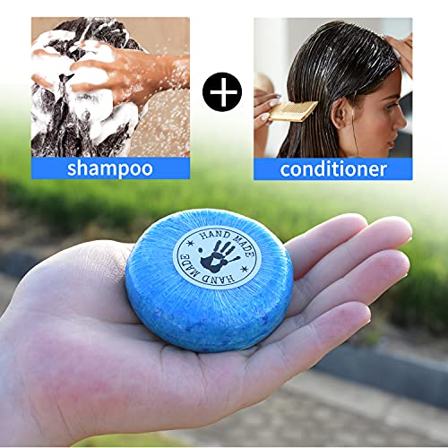 Argan Oil Macadamia Oil Shampoo bar 2 in 5 shampoo and conditioner, Vegan Solid Bars For All Hair Types-Beamarry