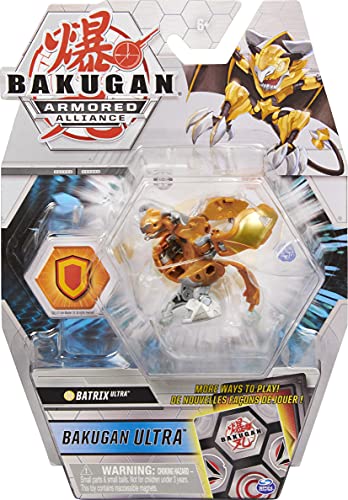 Bakugan Ultra, Batrix, 3-inch Tall Armored Alliance Collectible Action Figure and Trading Card
