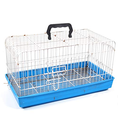 Balacoo 10pcs Pet Cage Crate Handles Replacement Plastic Cage Handles for Squirrel Rabbit Hedgehog Chinchilla Hamster (Black)