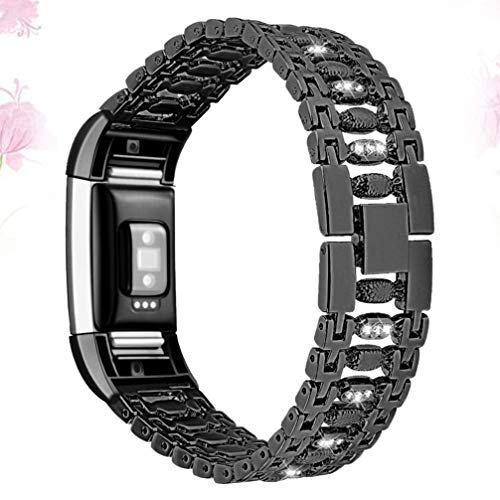 ULTECHNOVO Smartwatch Band Watch Replacement Strap Rhinestone Watch Accessories Watch Strap Watch Frame Wristband