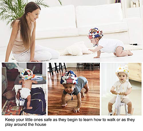 Bellady Infant,Toddler & Baby Child Helmet Cushion Bonnet, Horns_Crown