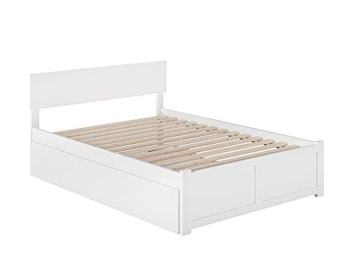 Atlantic Furniture AR8132052 Orlando Platform, Full, White