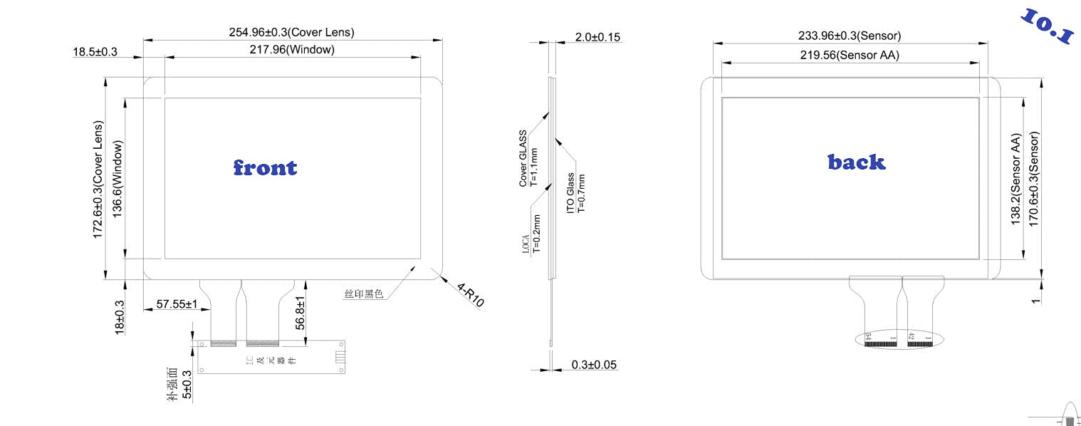 SZXTTOUCH Xintai Touch 10.1 to 65 Inches Real 10 Touch Points Capacitive Touch Screen Panel Plug&Play (27 Inch)