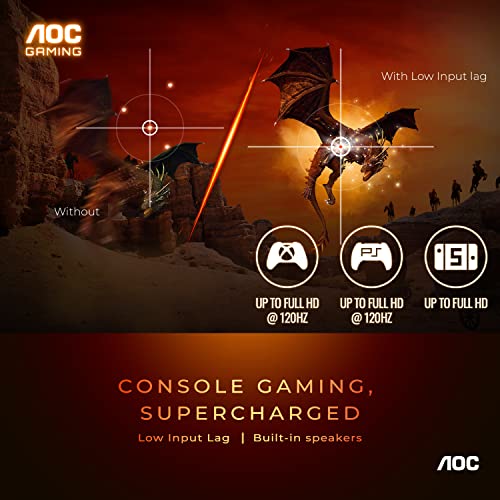 AOC C32G2 31.5-inch 1500R Curved VA Full HD 1ms 165Hz FreeSync Gaming Monitor (Renewed)