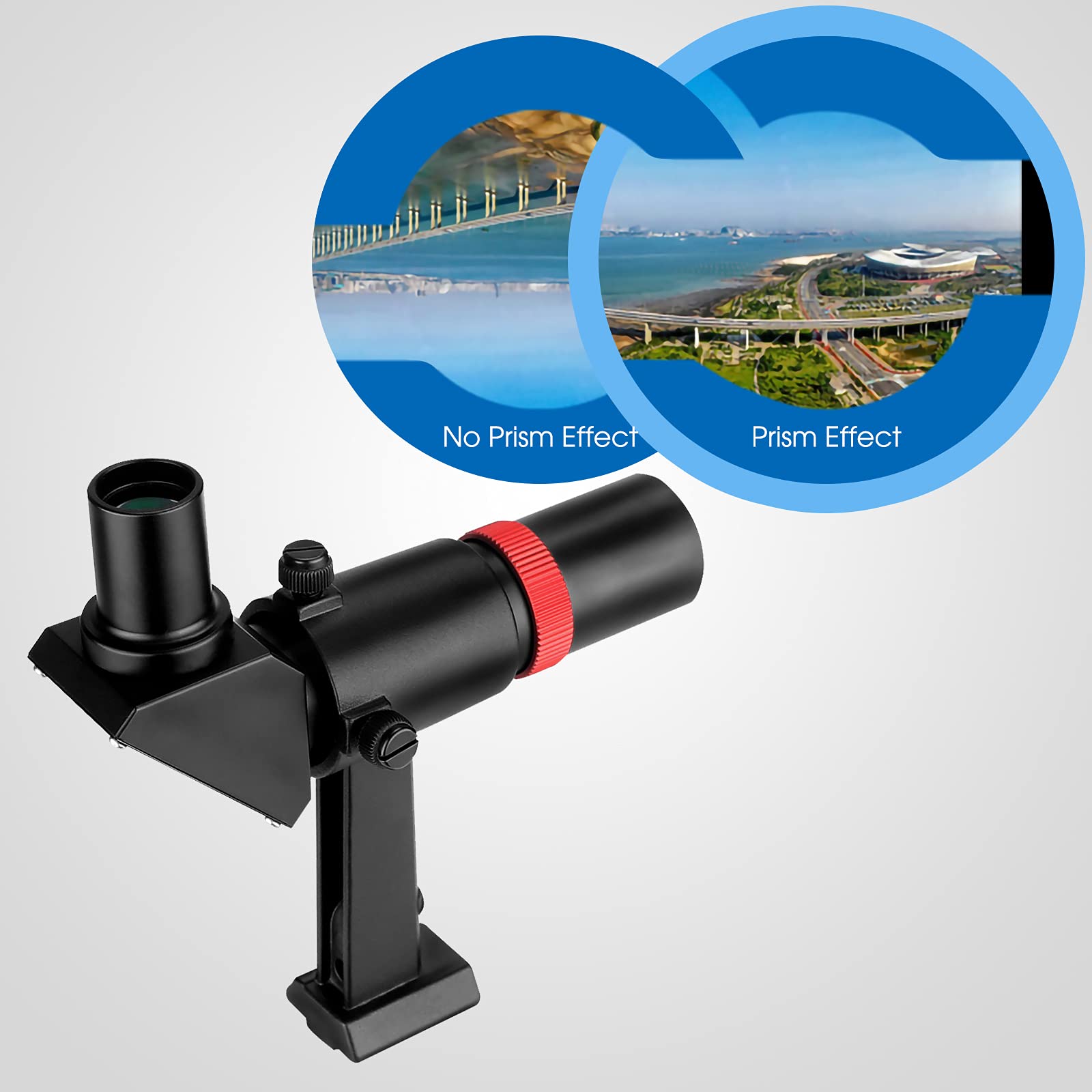 SVBONY SV182 Finderscope, Right-Angle Correct-Image Optical Finder, 6x30 Finder Scope for Astronomy Telescope, with Crosshair and Bracket