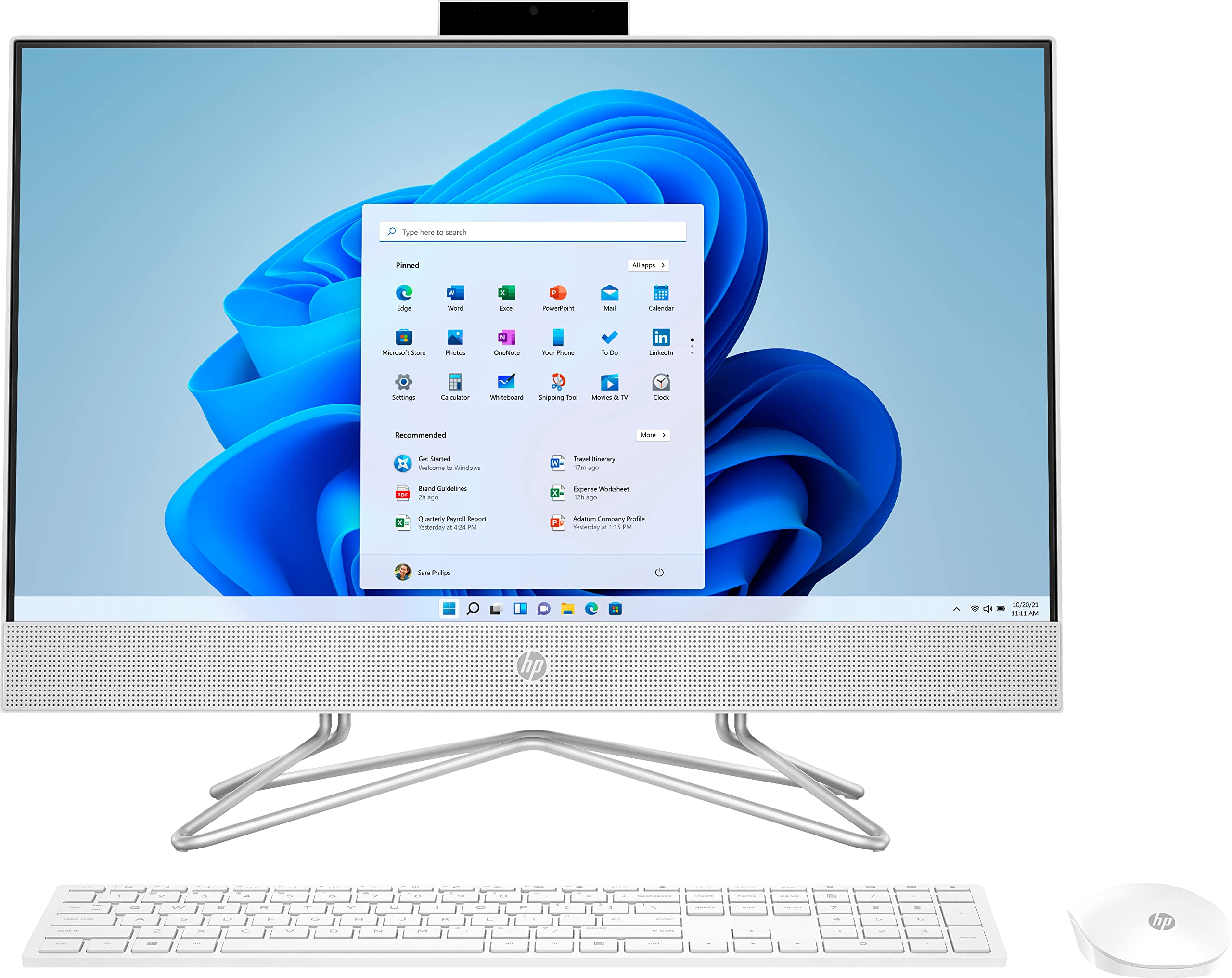 HP 24 All-in-One Desktop 23.8" FHD IPS Anti-Glare Three-Sided Micro-Edge Touchscreen Intel 4-core Pentium Silver J5040 Processor 16GB DDR4 256GB SSD FHD Privacy Camera Win11 White + HDMI Cable