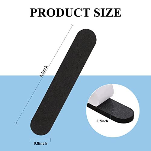 10 PCS Hat Size Reducer Hat Size Tape Self-Adhesive Hat Reducer Inserts Foam Hat Sizing Tape for Hat Cap,0.2"Black