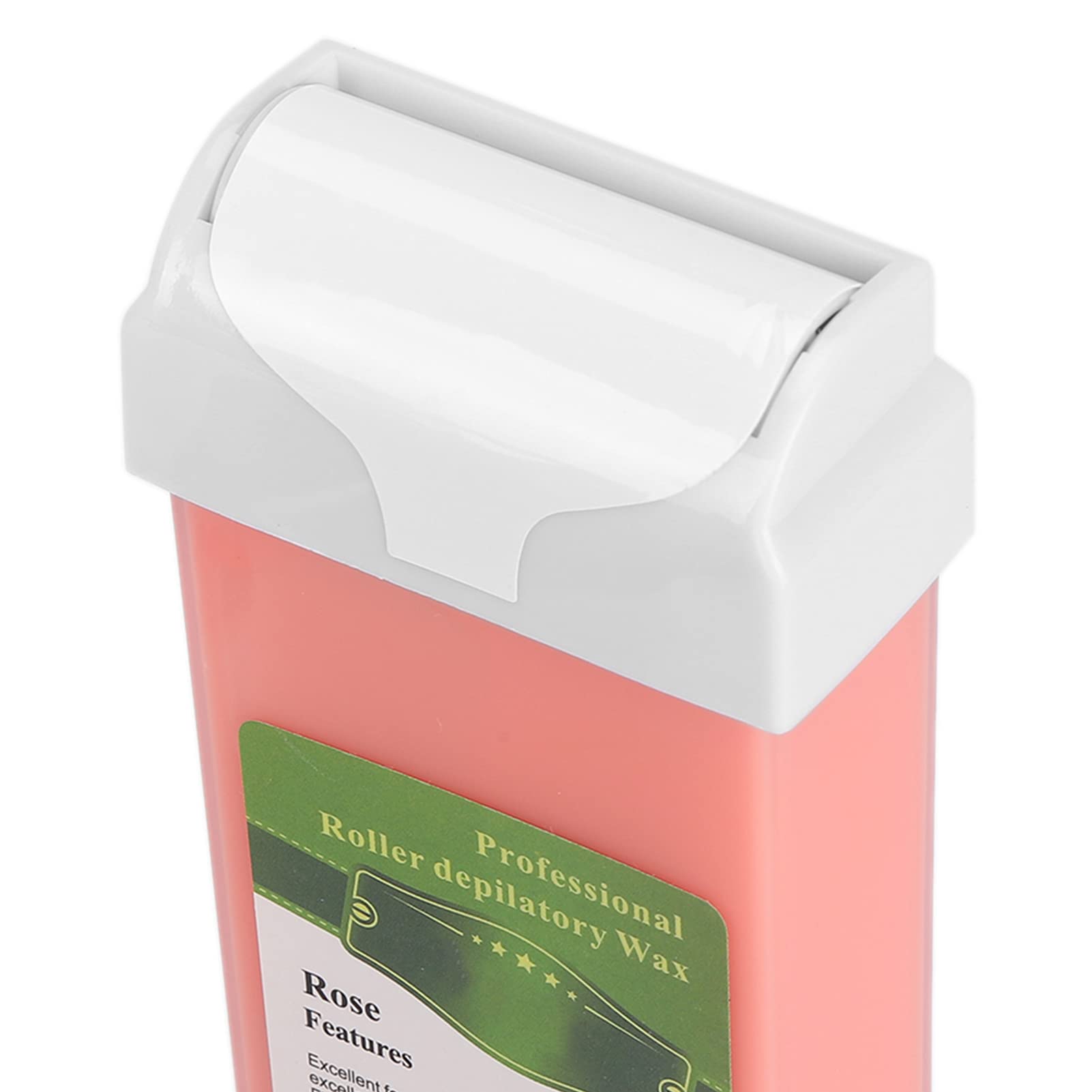 Roll-On Wax Cartridge for Hair Removal 100g Roller Depilatory Wax for Body Legs Arms Armpit Bikini Hair Removal Professional or Home Uses(Rose)