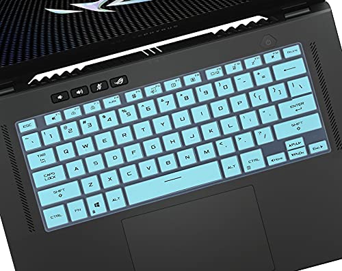 Keyboard Cover for 15.6" ASUS TUF Dash F15 FX516 FX516PM FX516PR TUF516PE/15.6" 14" ASUS ROG Zephyrus G15 GA503 G14 GA402,16" ASUS Zephyrus M16 GU603/13.4" ASUS ROG Flow X13 GV301QH Skin-Mint