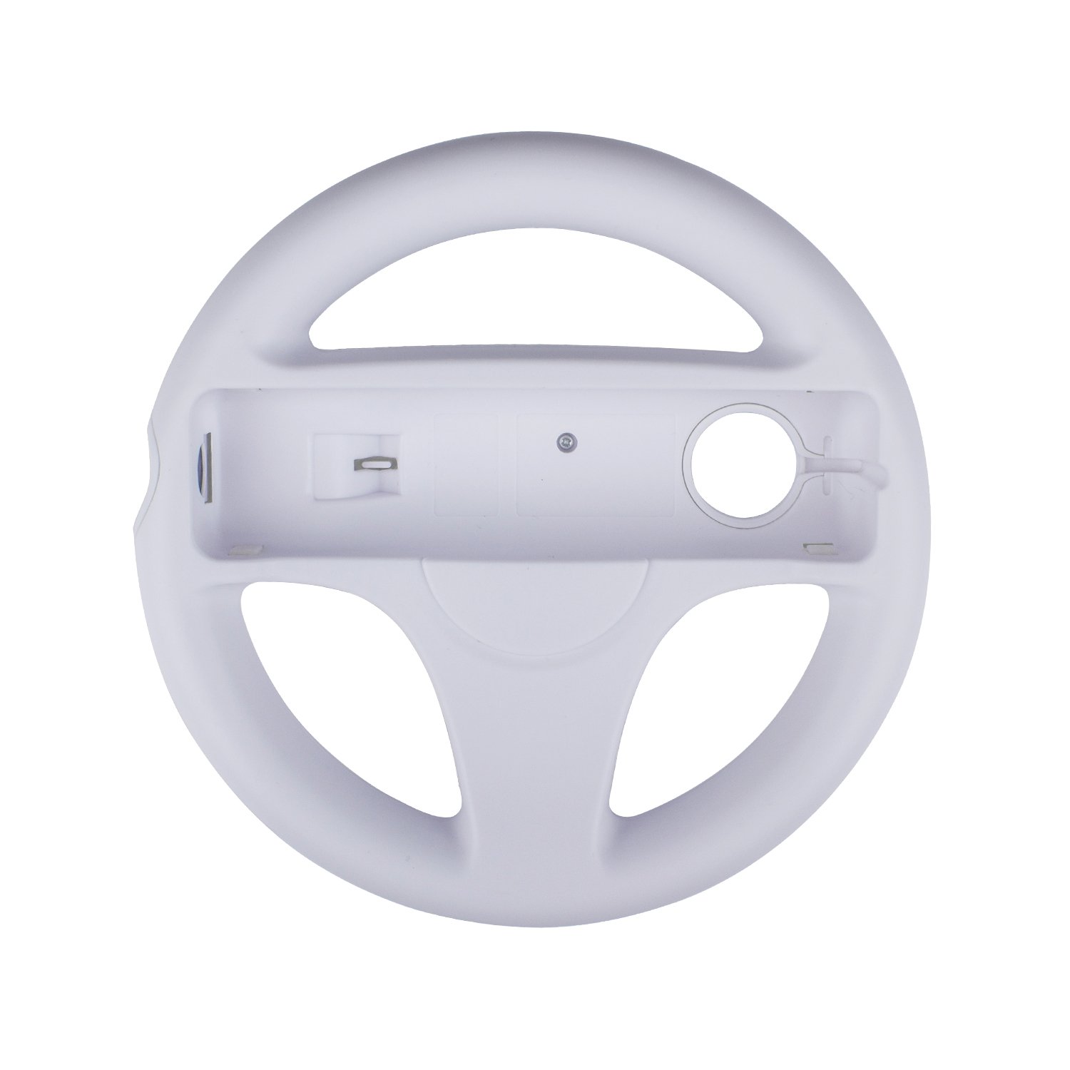 2Pack Mario Kart Steering Wheels Compatible for Nintendo Wii Remote, TechKen Mario Kart Racing Wheel Compatible with Nintendo Wii, Mario Kart, Tank, More Wii or Wii U Racing Games