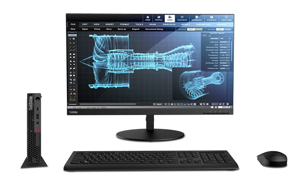 Lenovo ThinkStation P340 30DF001CUS Workstation - 1 x Intel Hexa-core (6 Core) i5-10500 3.10 GHz - 16 GB DDR4 SDRAM RAM - 512 GB SSD - Tiny - Raven Black - Windows 10 Pro 64-bit - English (US) Keyboar