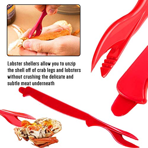 14Pcs Seafood Tools Set Nut Crackers Stainless Steel Seafood Crackers & Forks Cracker Opener for Seafood Boil Party Supplies, Dishwasher Safe