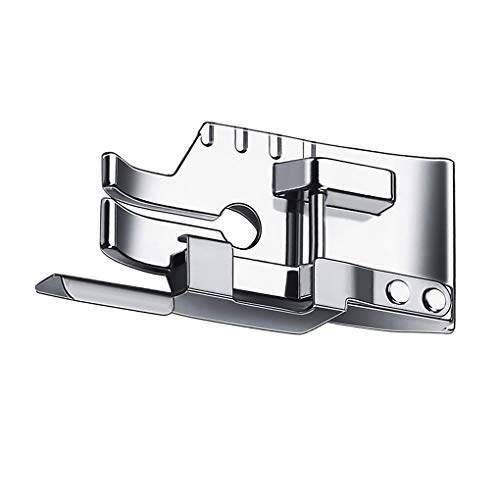 1/4'' (Quarter Inch) Quilting Patchwork Sewing Machine Presser Foot with Edge Guide for All Low Shank Snap-On Singer, Brother, Babylock, Euro-Pro, Janome, Juki,Kenmore, New Home, White, Simplicity