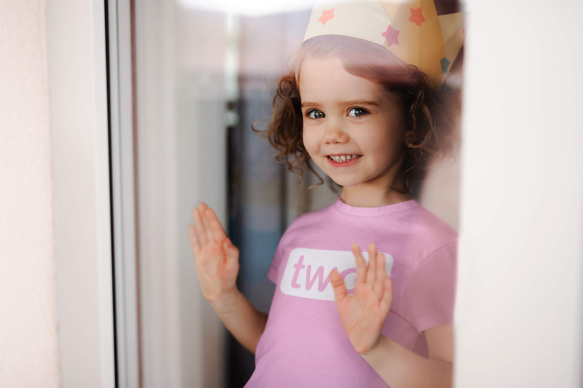 2nd Birthday Outfits for Toddler Girls Shirt 2 Year Old Girl Second Birthday Two (White on Pink, 2 Years)