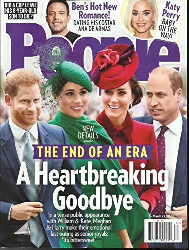 PEOPLE WEEKLY, THE END OF AN ERA * A HEARTBREAKING GOODBYE MARCH, 23rd 2020