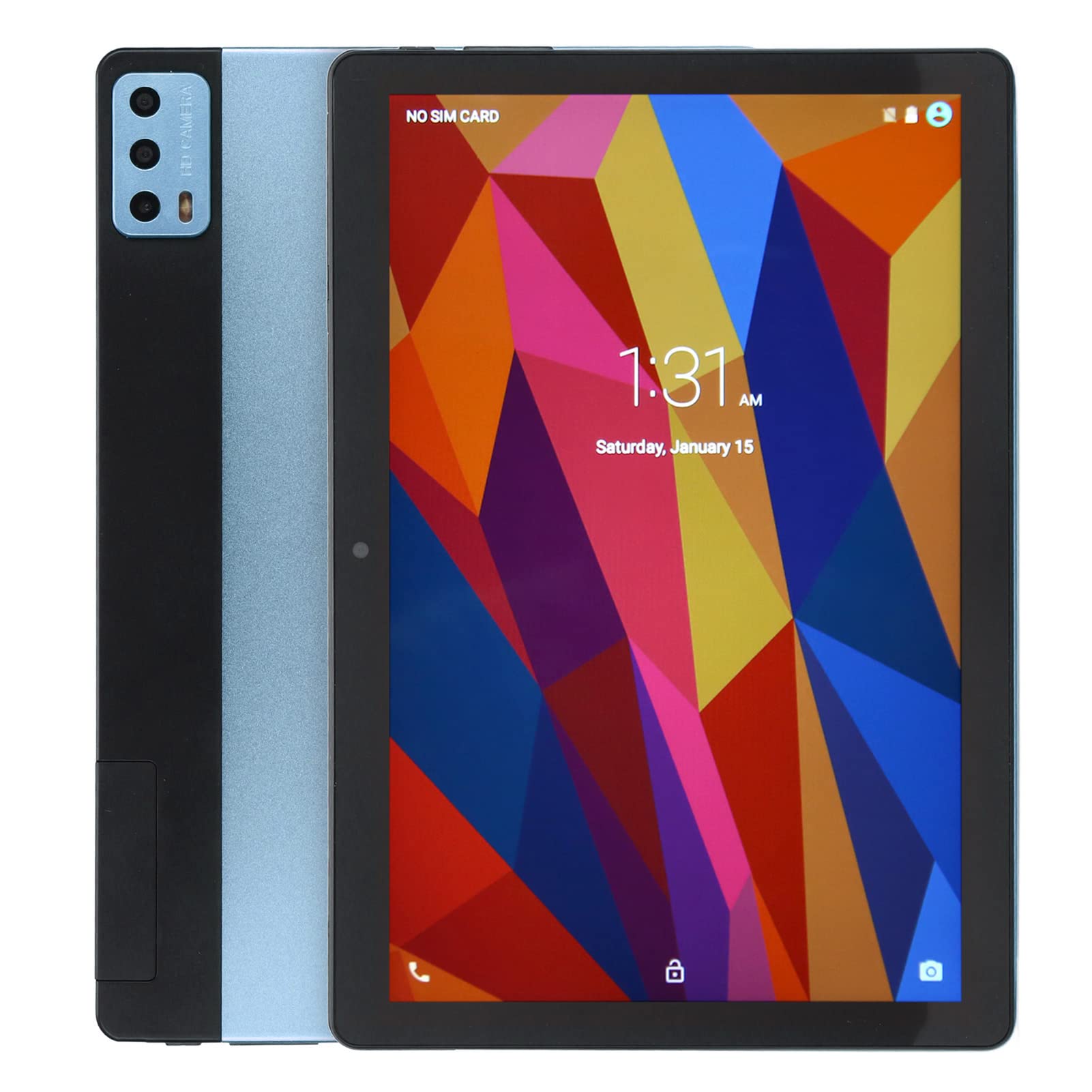 10.1 Inch Tablet, 5800mAh Rechargeable Blue 100-240V, 8GB RAM 256GB ROM, HD Tablet for Gaming (US Plug)