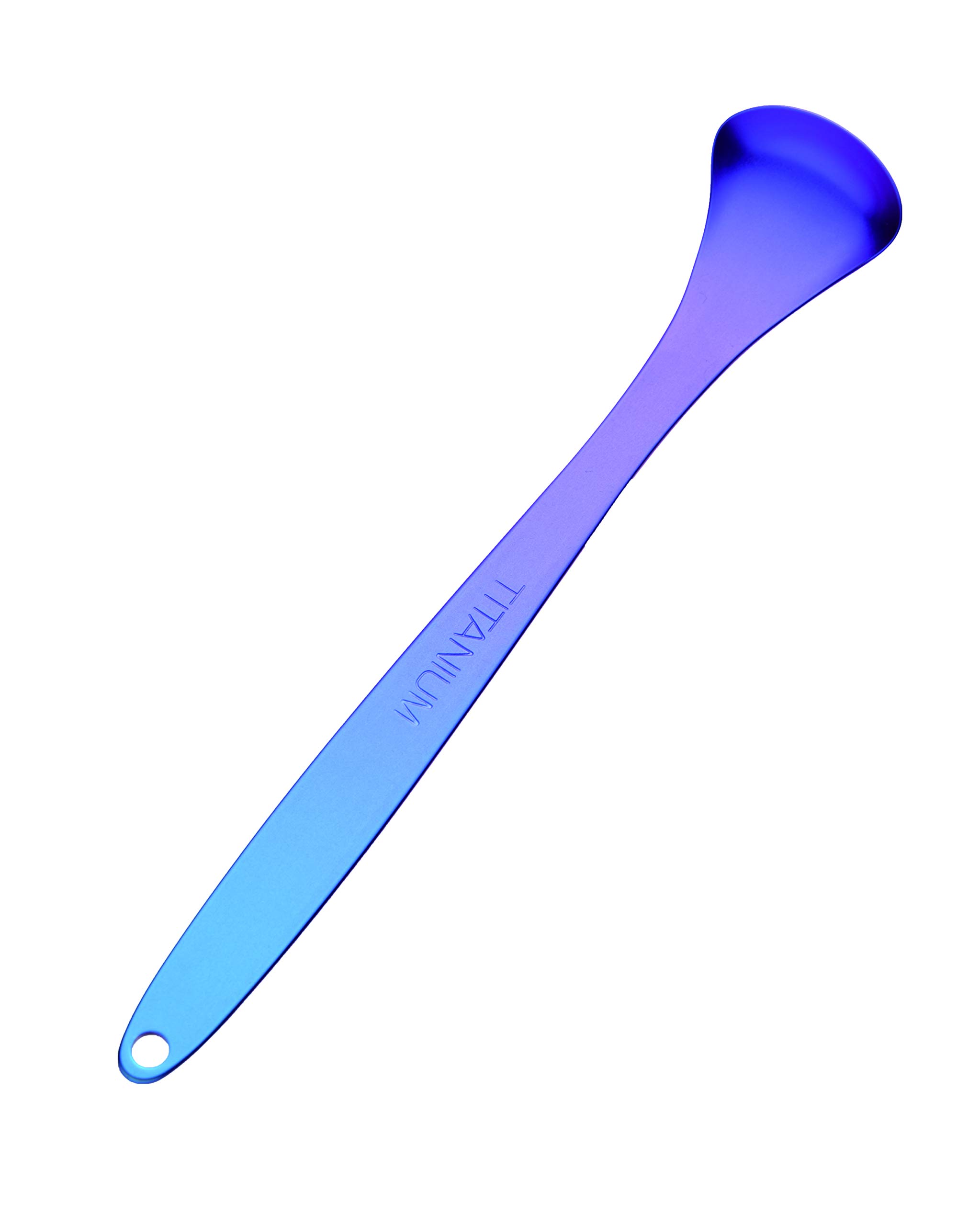TE to TE KT-31 Pure Titanium Japanese Tongue Cleaner, Moss & Premium II, Matte Peach, Total Length 5.9 inches (150 mm) (Matte Purple)