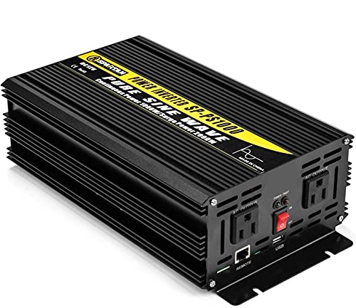 1000 Watt Pure Sine Wave Power Inverter by Spartan Power SP-PS1000 12V to 120V AC