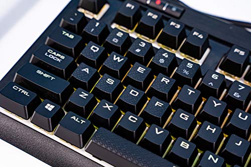 Cherry MX Key Switch FPS Backlit keycap Gray 13 Keys, Used for Corsair Gaming Keyboard! (Black)