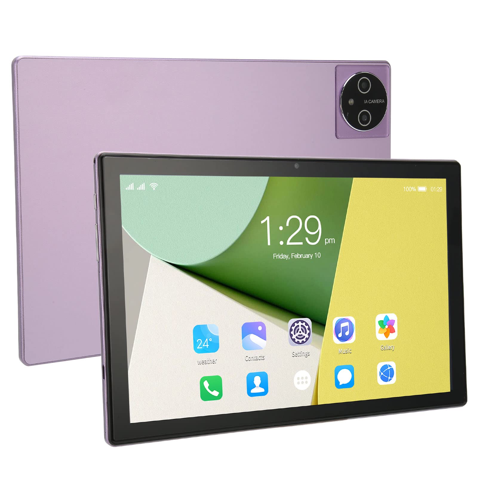 10.1 Inch Tablet 1960 X 1080 FHD 5G WiFi 4G Calling Tablet 8GB RAM 256GB ROM 8 Core CPU 7000mAh Battery HD Tablet Builtin Stereo Dual Speakers Office Travel Use (#1)