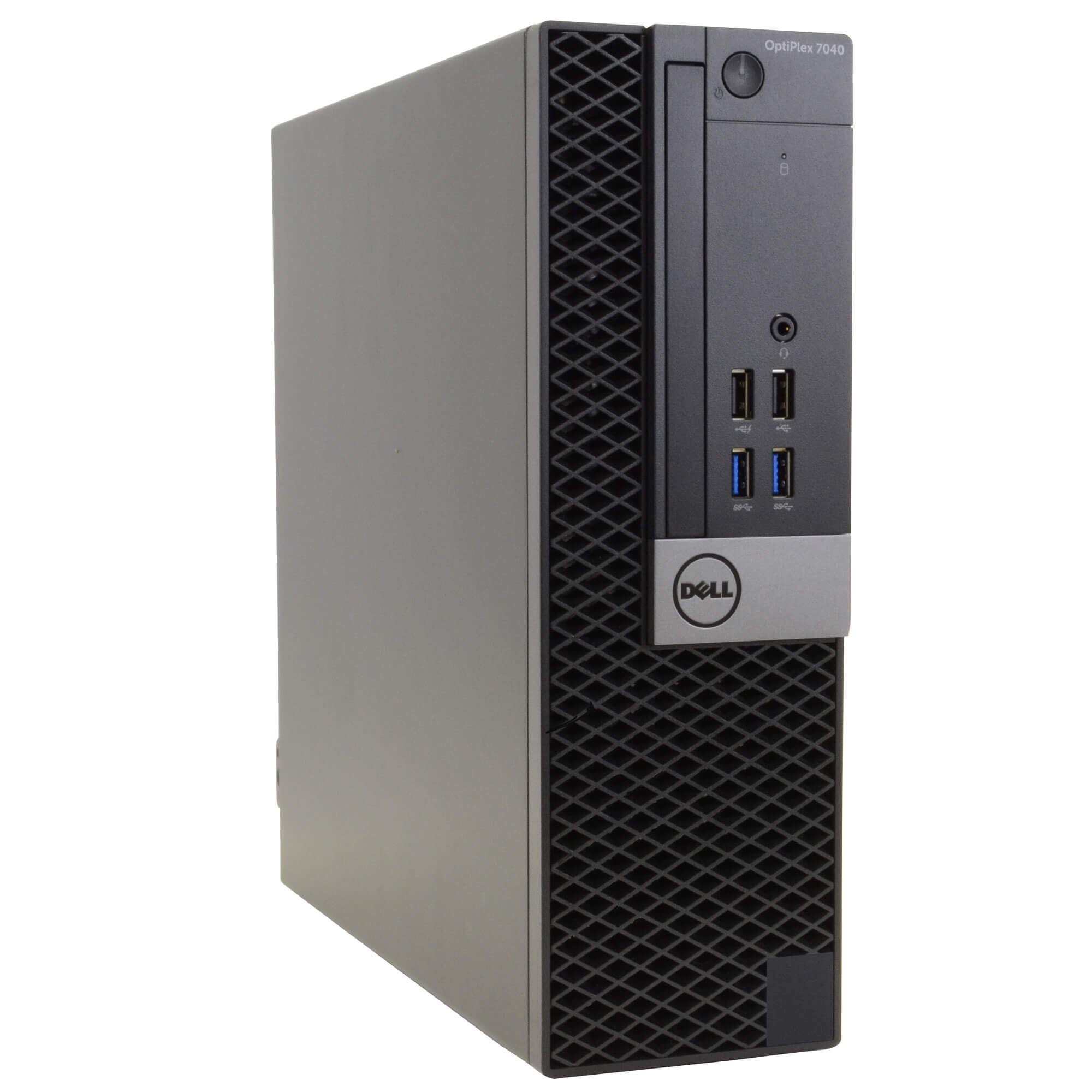 Dell OptiPlex 7040-SFF, Core i7-6700 3.4GHz, 16GB RAM, 480GB Solid State Drive, DVD, Windows 10 Pro 64bit, (Renewed)