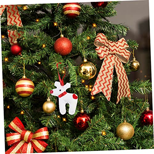 1pc Christmas Elk Pendant Christmas Decor Fireplace Decor Plush Doll Holiday Tree Decorations Christmas Tree Decor Felt Christmas Tree Ornaments Christmas Hanging Plush Elk Pendant