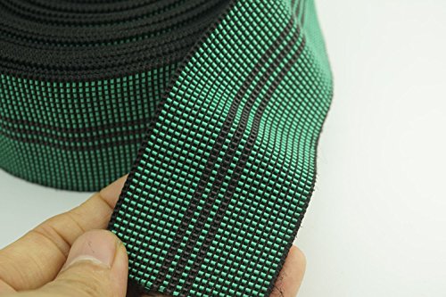 5 Yards (15 Ft) Roll - Two-Inch Latex Elasbelt Webbing for Chair Repair - Upholstery Webbing for Hammock Hanging Net Rope Chair Modification, Stretchy Spring Alternative, Sofa, Couch, Chair Repair