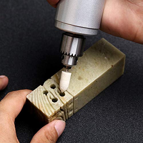 100Pcs Felt Polishing Wheels Wool Polishing Buffing Pads, Mandrel Mounted Grinding Bits,Polishing Grinding Head Wheel Tool Kit For Dremel Rotary Tool - 1/8 Inch Shank