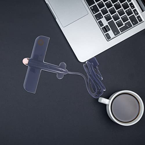 Hemobllo Airplane Shaped USB Hub- Cute USB Hub, Air Plane Extension Line Converter Charger for Desktop Computer, Computer Accessories 1 PC USB Hut 4 Ports (Blue)