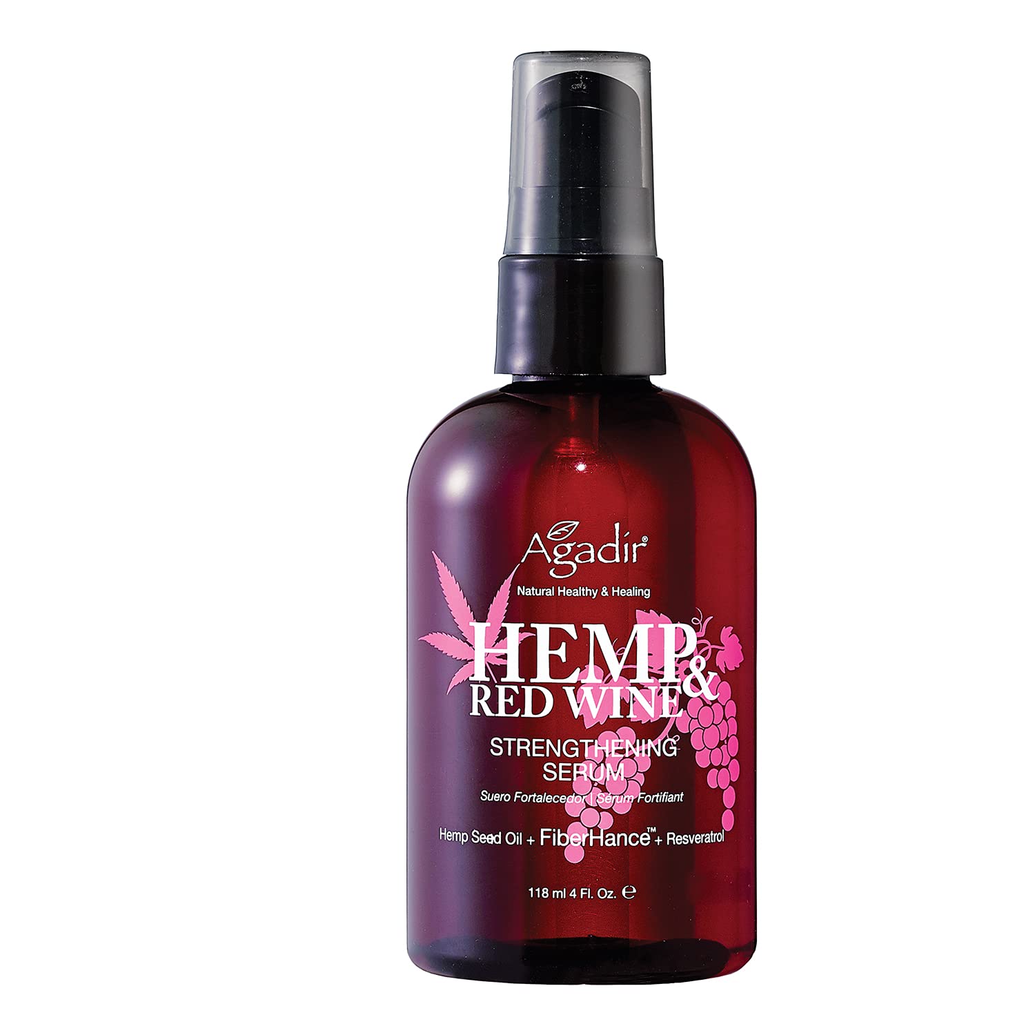 Agadir Hemp & Red Wine Strengthening Serum Pump, 4 fl. oz.