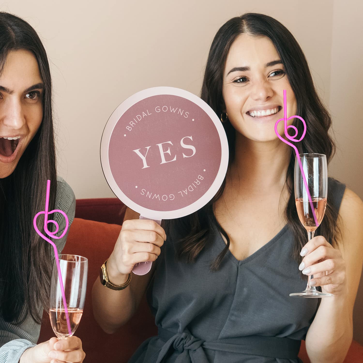 12 Pcs Reusable Bride Straws Heart Shape, Bachelorette Party Supplies Wedding Engagement Bridal Shower Party Decorations, Gifts for Bride, 11 Pcs Straws for Bachelorette & 1 Pcs Bride Straw