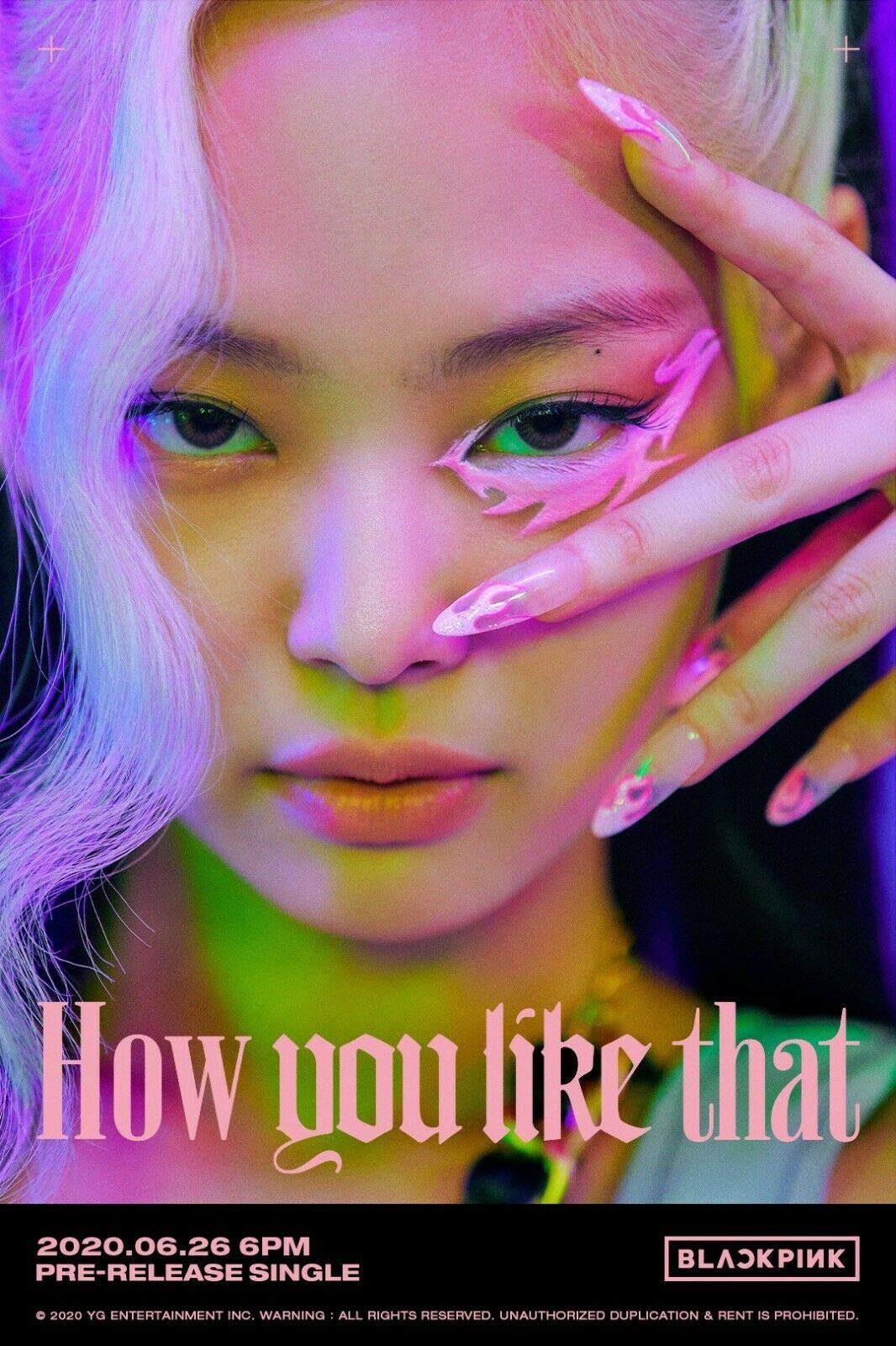 BlackPink 'How You Like That' Special Edition CD+1p Folded Poster On Pack+132p PhotoBook+1p Post+1p Polaroid+Message PhotoCard SET+Tracking Kpop Sealed