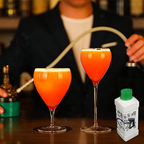 narratorbook Cocktail Smoker Kit Portable Smoking Gun Food Smoker Smoke Infuser for Drinks Molecular Bubble Water Sprayer Handheld Drink Smoker Kit for Bar Kitchen