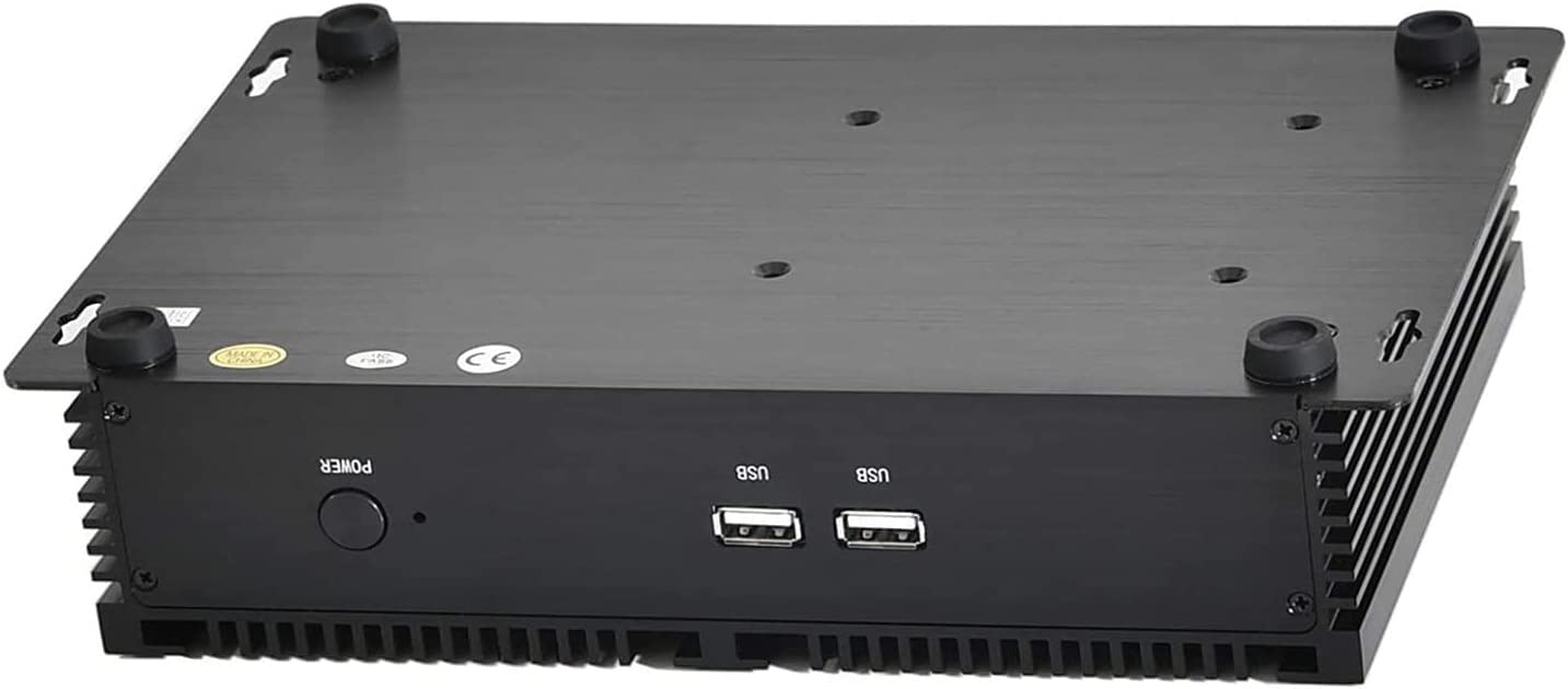 KINGDEL Fanless Mini PC, i3 4005U Dual Core CPU, Barebone, 2560x1600@60Hz, 2xCOM RS232, 4xUSB 3.0, HD, VGA,Mini Industrial Computer