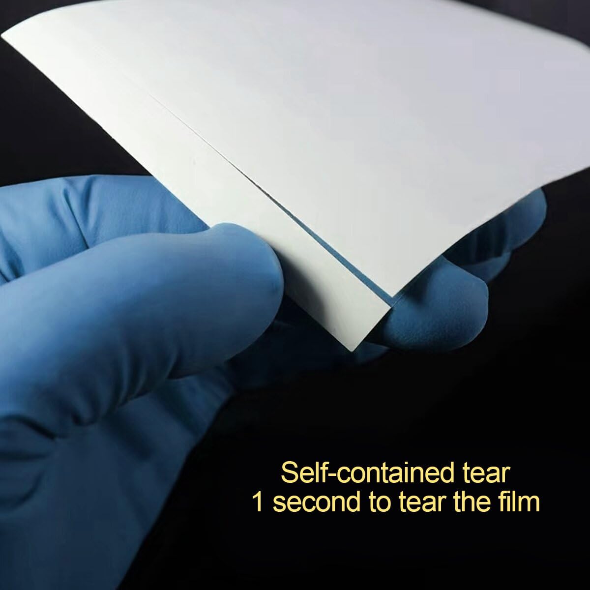 100 Sheet PCR Plate Sealing Film,96 Well Plate Transparent Self-Adhesive Film 83x133mm