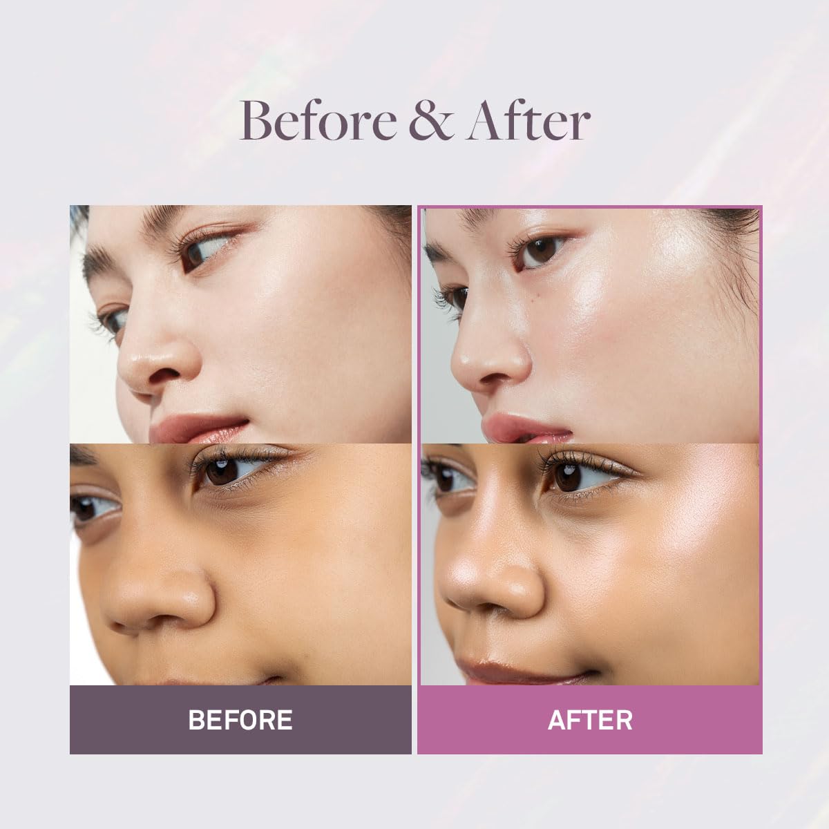 hince True Dimension Radiance Balm 10g - Shimmer Glow Face Highlighter Stick, Cream Blush Stick, Glass Skin, Korean Beauty, Valentines Day Gift for Women (LIGHT, LT001)