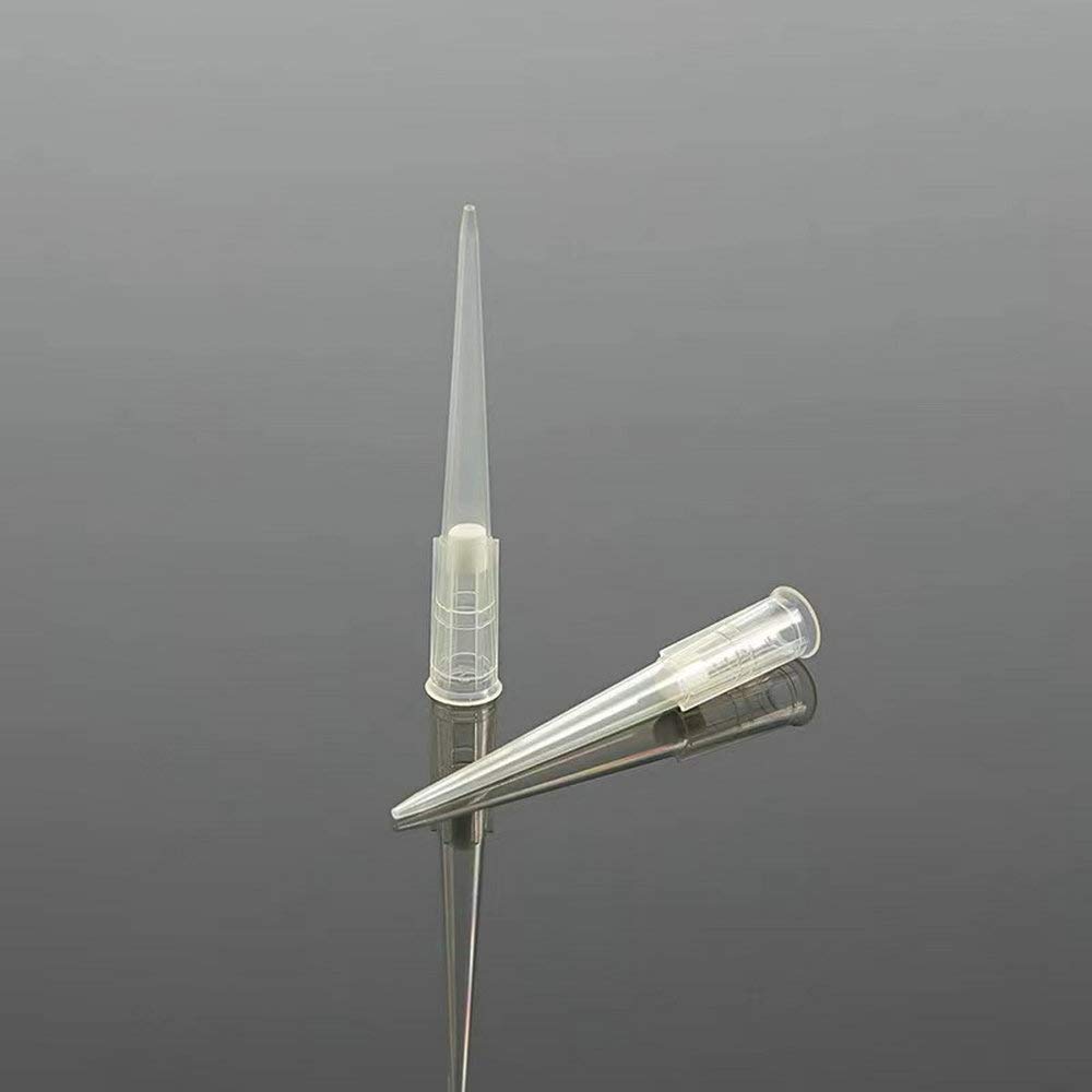 100ul Filtering Pipette Tips - Universal Filter Pipette Tips - Racked,RNase/DNase Free & Pyrogen Safe, Clear, 96 Tips/Rack Pk x 10 Racks(960 Tips)