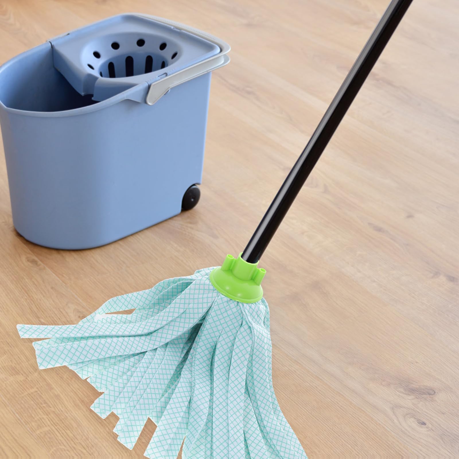 2Pcs Mop Head Replacement | Absorbent Microfiber | Self Wringing Mop | Best Mop Refill General Cleaning Mop Heavy Duty Commercial Replacement(Random Color)