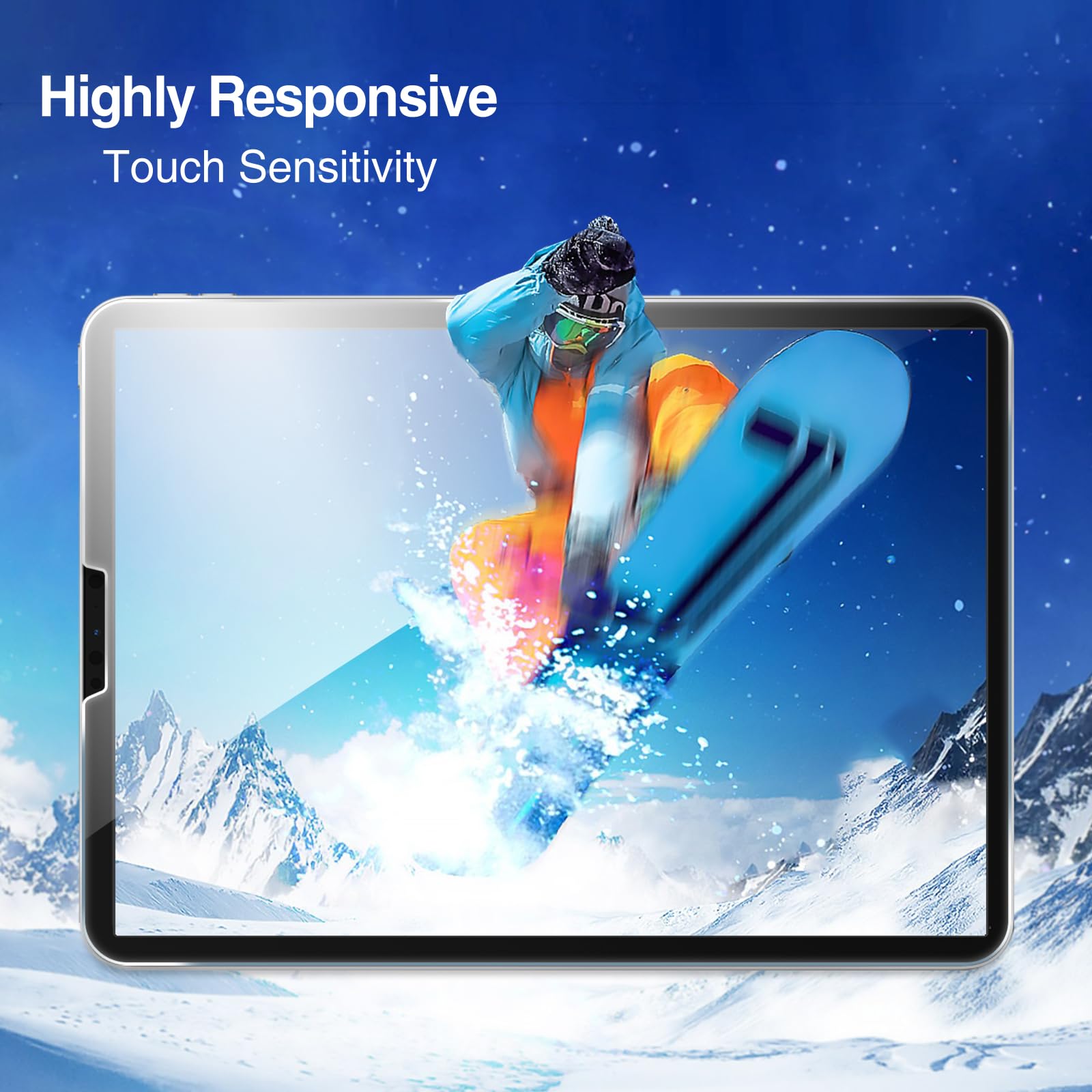 ProCase for iPad Pro 12.9 6th 5th 4th 3rd Gen 2022 2021 2020 2018 Screen Protector, Tempered Glass Film Guard for iPad Pro 12.9 6 5 4 3