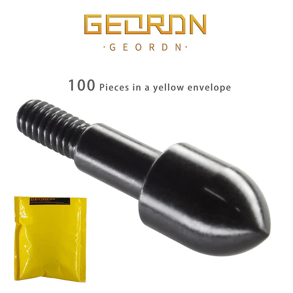 100 Grains Target Points Archery Field Points Arrow Tips Screw in Bullet and Combo Points for Crossbow Recurve Bow Compound Bow Hunting Shooting 100 PCS (11/32β-100 Grains Point-100 PK)