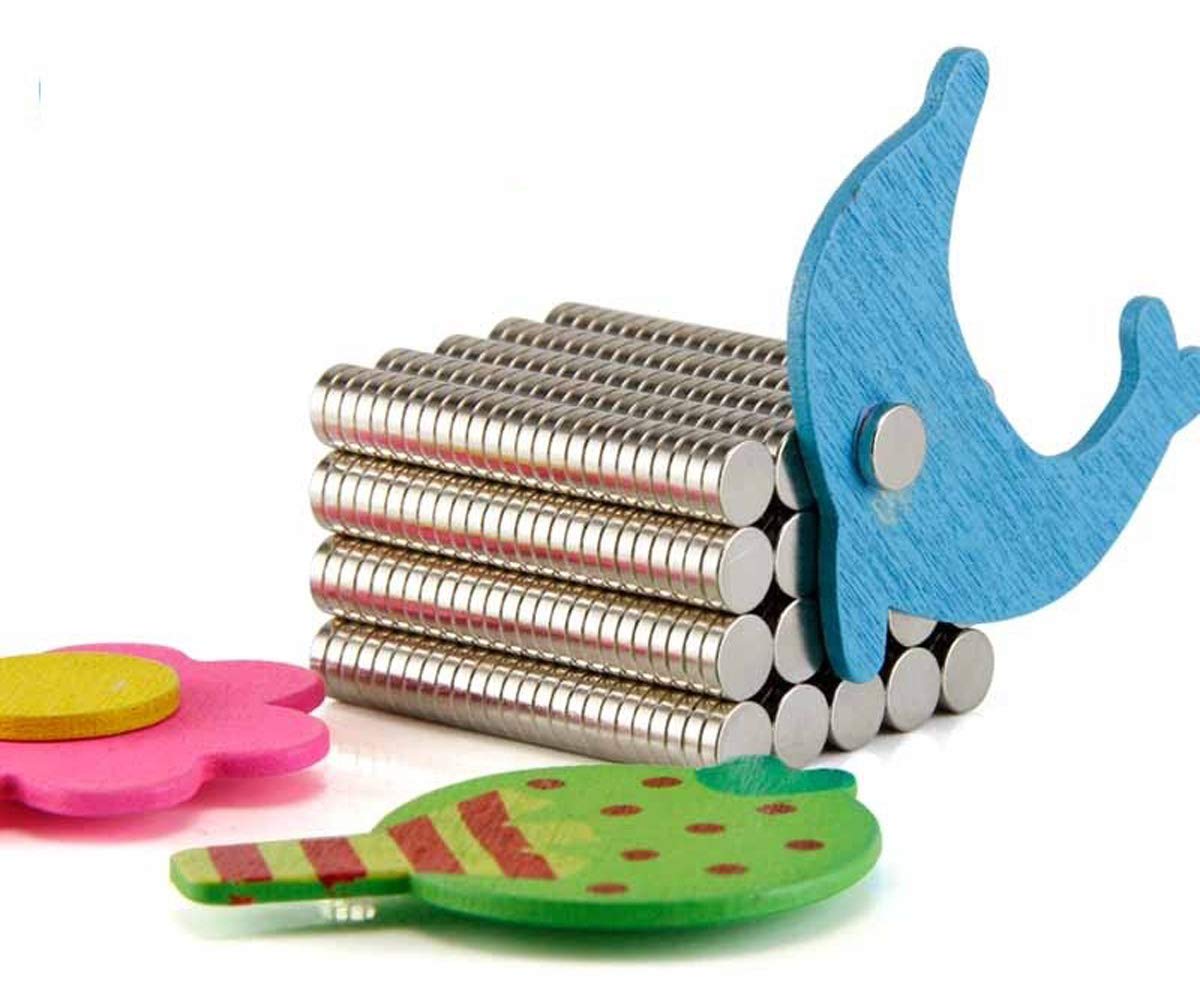 100 Pieces 7x2mm Tiny Small Multi-use Refrigerator Magnets for Refrigerator Science Crafts Projects