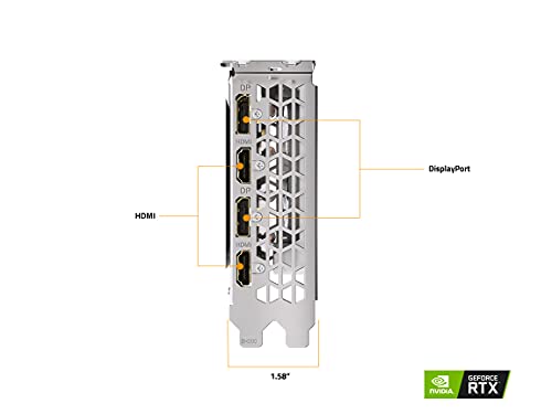 GIGABYTE GeForce RTX 3060 Ti Vision OC 8G Graphics Card, WINDFORCE 3X Cooling System, LHR, 8GB 256-bit GDDR6, GV-N306TVISION OC-8GD REV2.0 Video Card