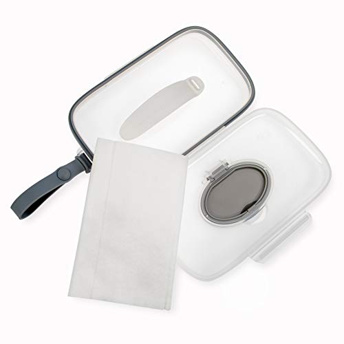 Dr. Talbot's Deluxe Baby Wipes Dispenser for Travel, Grey