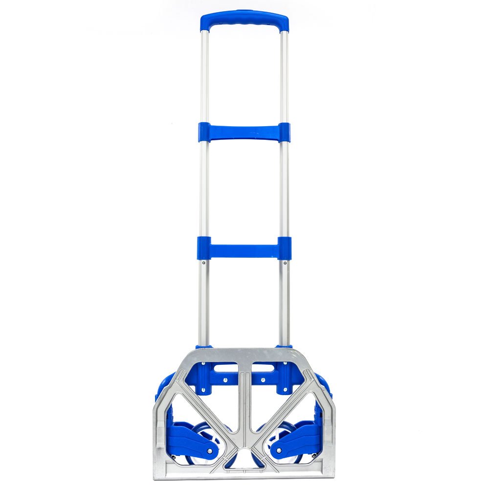 Trlec gt4-ly and Durable Portable Folding Collapsible Aluminum Cart Push Truck Trolley Blue