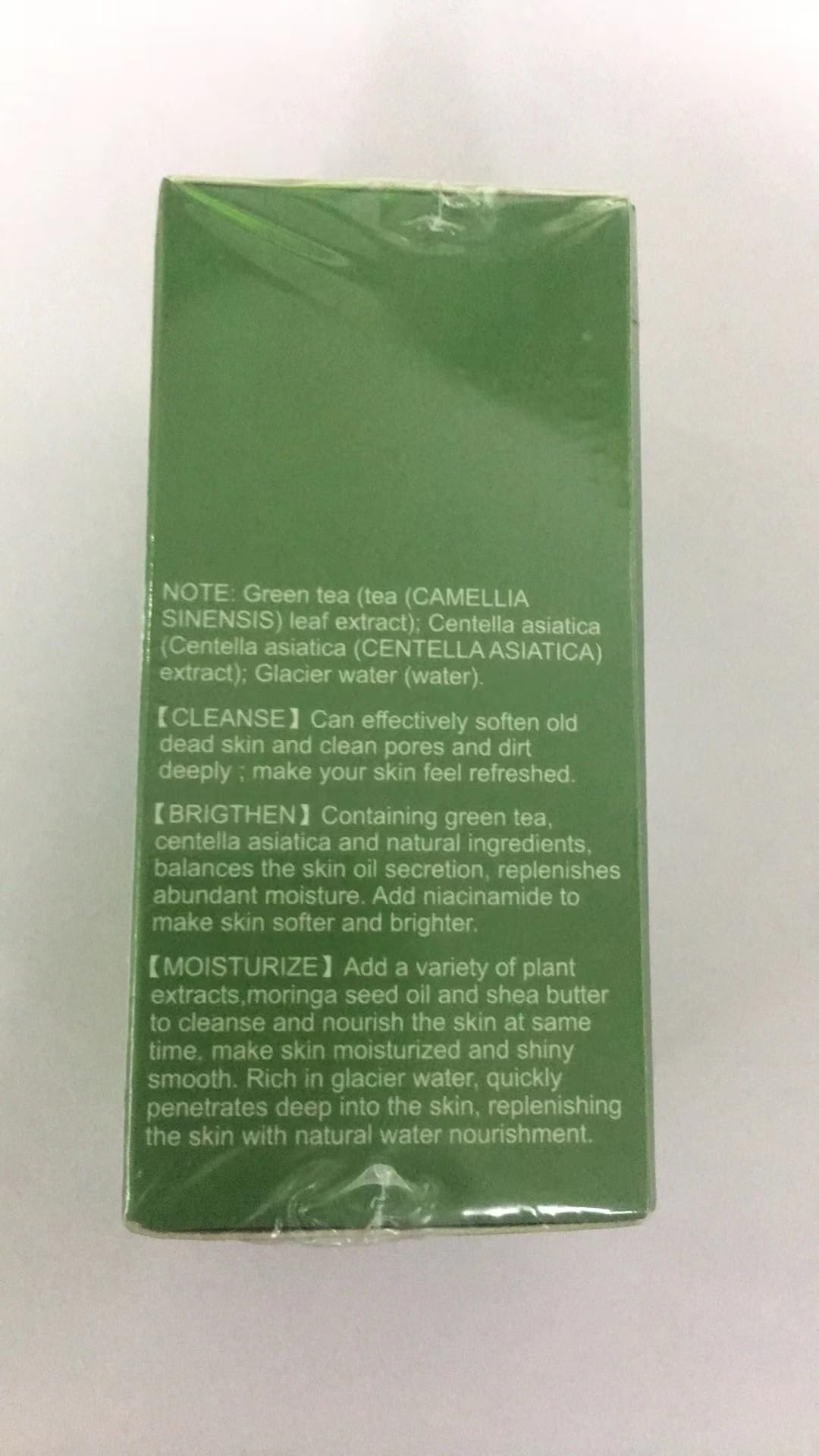 Carlos-CCC Green Tea Purifying Clay Face Mask, Face Moisturizes Oil Control Blackhead Remover Deep Clean Pore Purifying Clay Stick Deep Cleansing Mask, for All Skin Men Women (1PCS Green Tea)